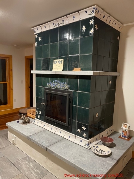 Custom Kachelofen Gallery | Solid Rock Masonry