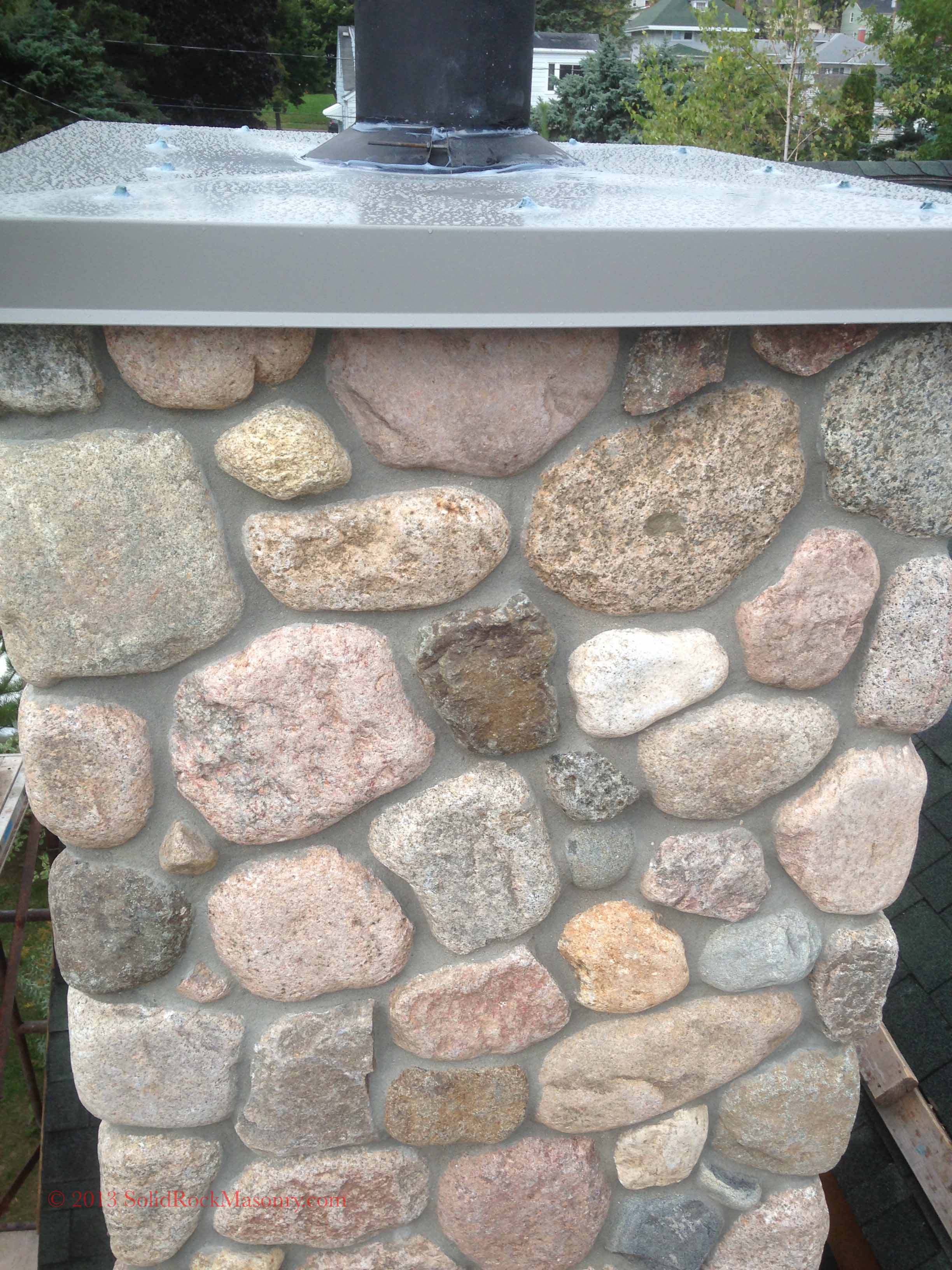 Dunn Bros Stone Chimney | Solid Rock Masonry