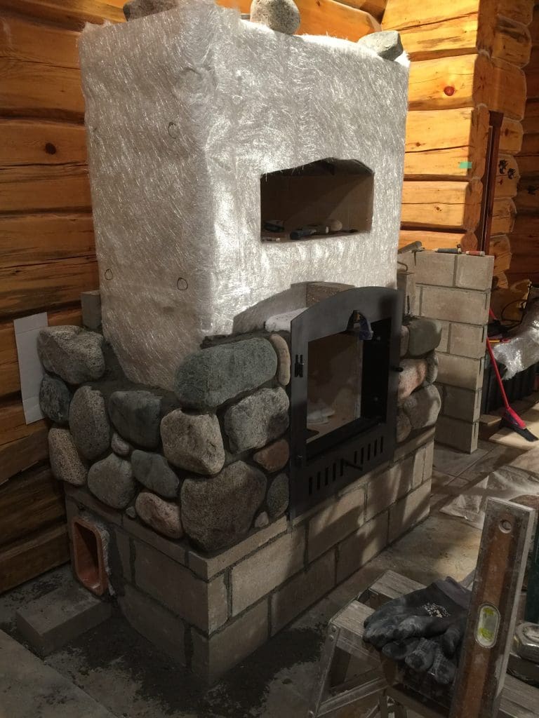Nielsen Stone Masonry Heater | Solid Rock Masonry